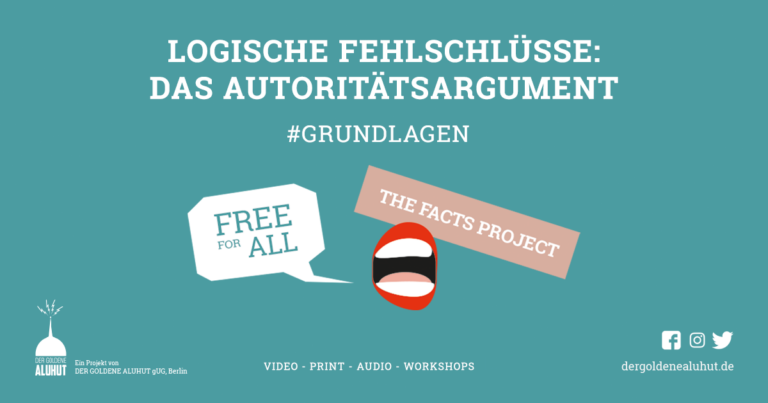 Logische Fehlschlüsse: Das Autoritätsargument